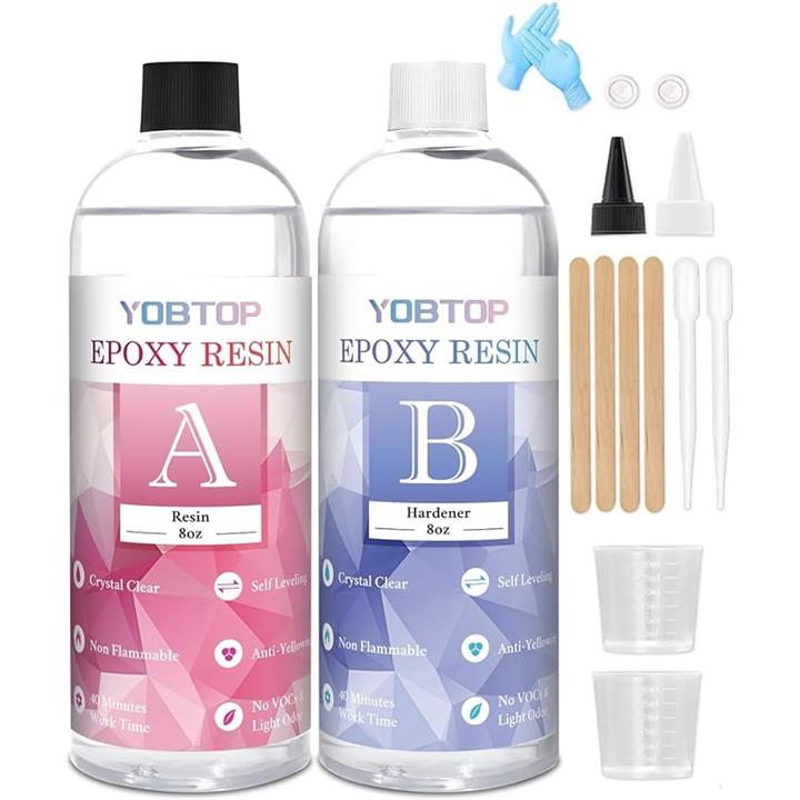 2液性 レジン液 大容量 474ml/530g エポキシ樹脂 ハードタイプ 高い透明 気泡なし 黄変なし DIY 手芸用品 セット 低刺激性