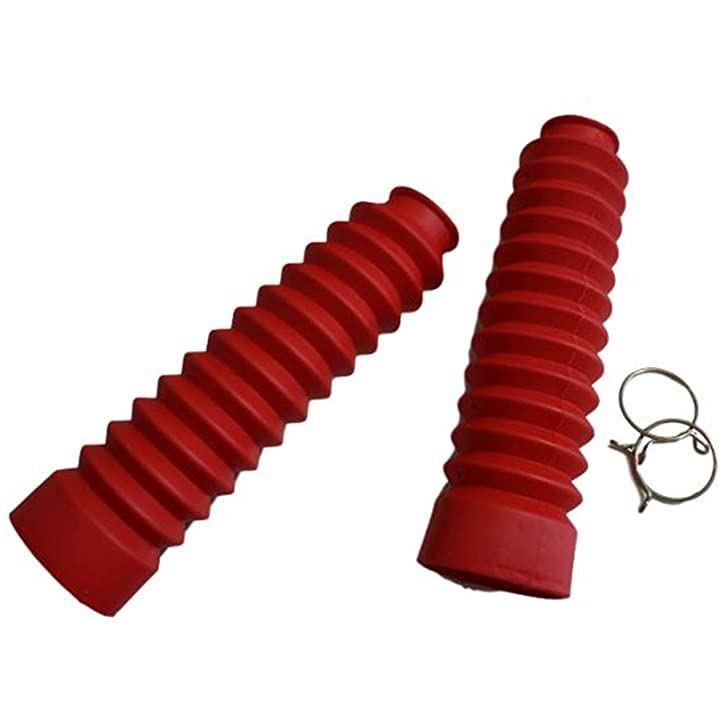 フロントフォークブーツ 31パイ 全長19.7cm 左右セット GN125他